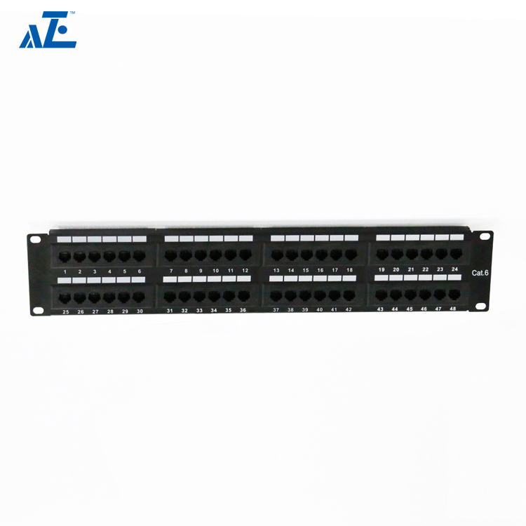 2U 48-Port CAT6 UTP Unshielded Patch Panel | AZE